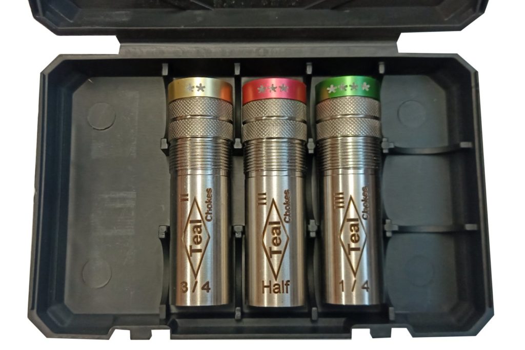 3 Coloured Tops 12g 51mm Extended Mobil Chokes - Teal Chokes