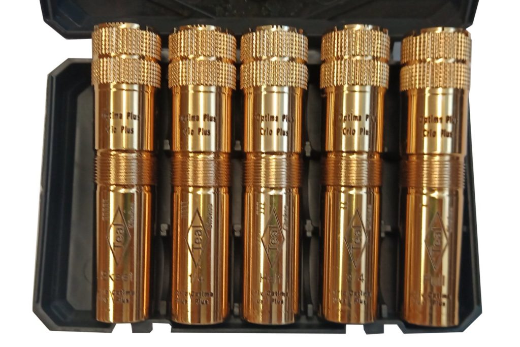 5 x Optima Plus Extended Choke Kit, 12g Includes Case & Key - Teal Chokes